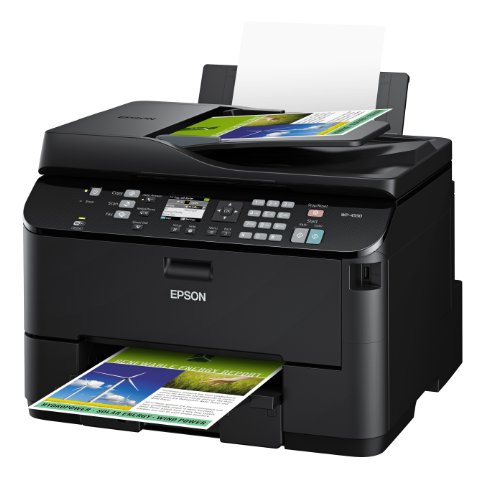 Epson WorkForce Pro WP-4530 Wireless All-in-One Color Inkjet Printer, Copier, Scanner, Fax, iOS/Tablet/Smartphone/AirPrint Compatible (C11CB33201)