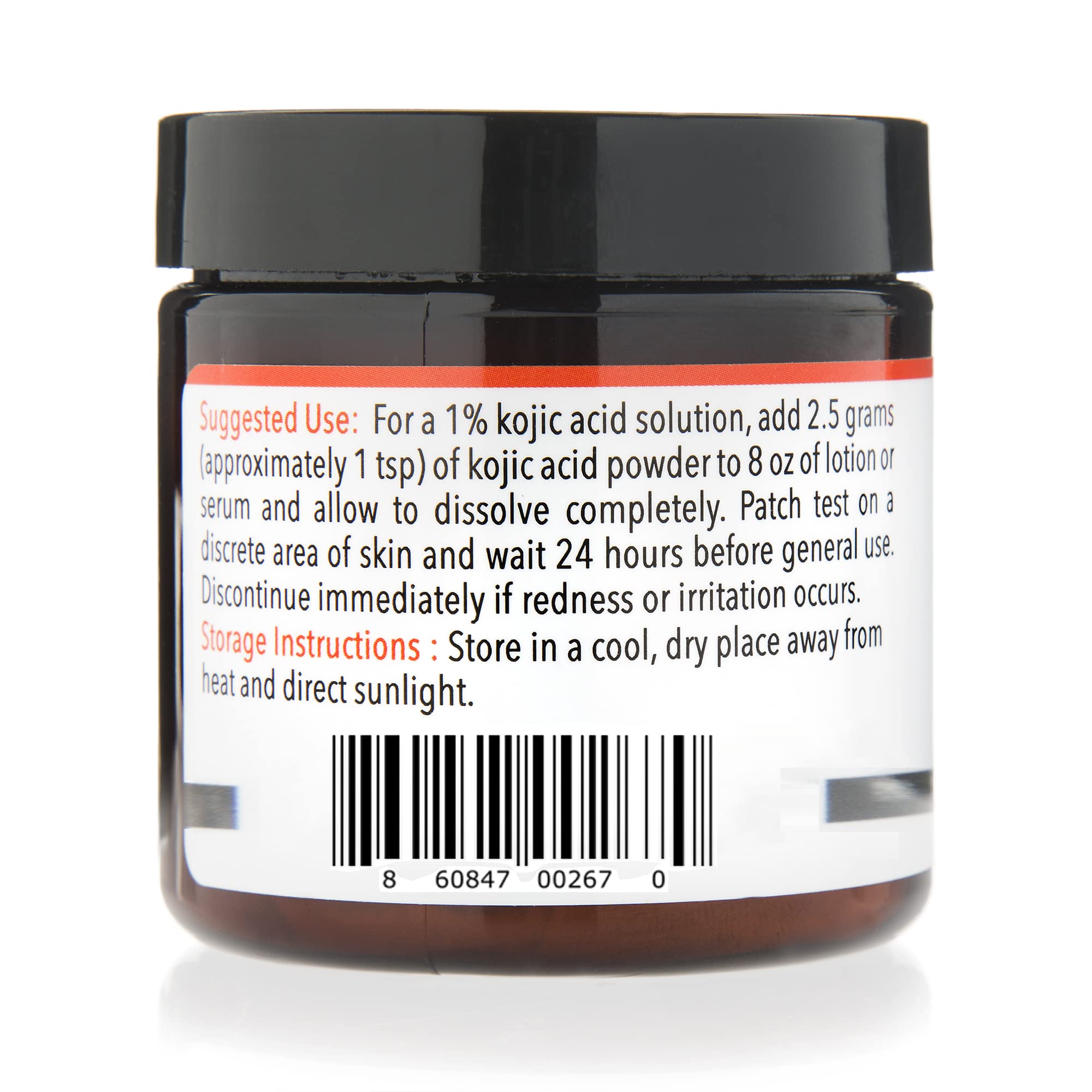 Pure Kojic Acid Powder | Key Ingredient in Lightening Creams, Serums, and Soaps | A POTENT SKIN BRIGHTENER