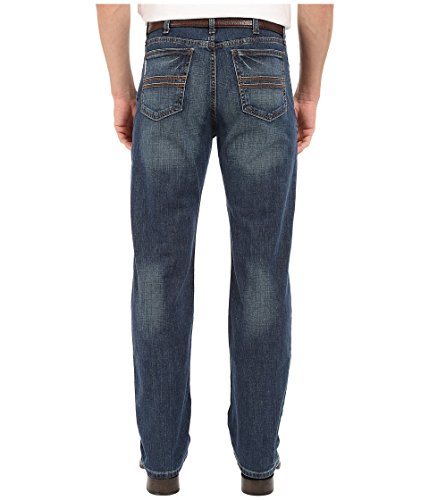 Cinch Men's Silver Label Slim-Fit Jean, Dark Stonewash, 32W x 32L