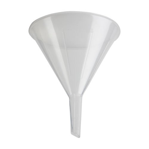 Karter Scientific 210Q2 Natural PP Plastic Funnels, Short Stem, 55mm (Pack of 100)