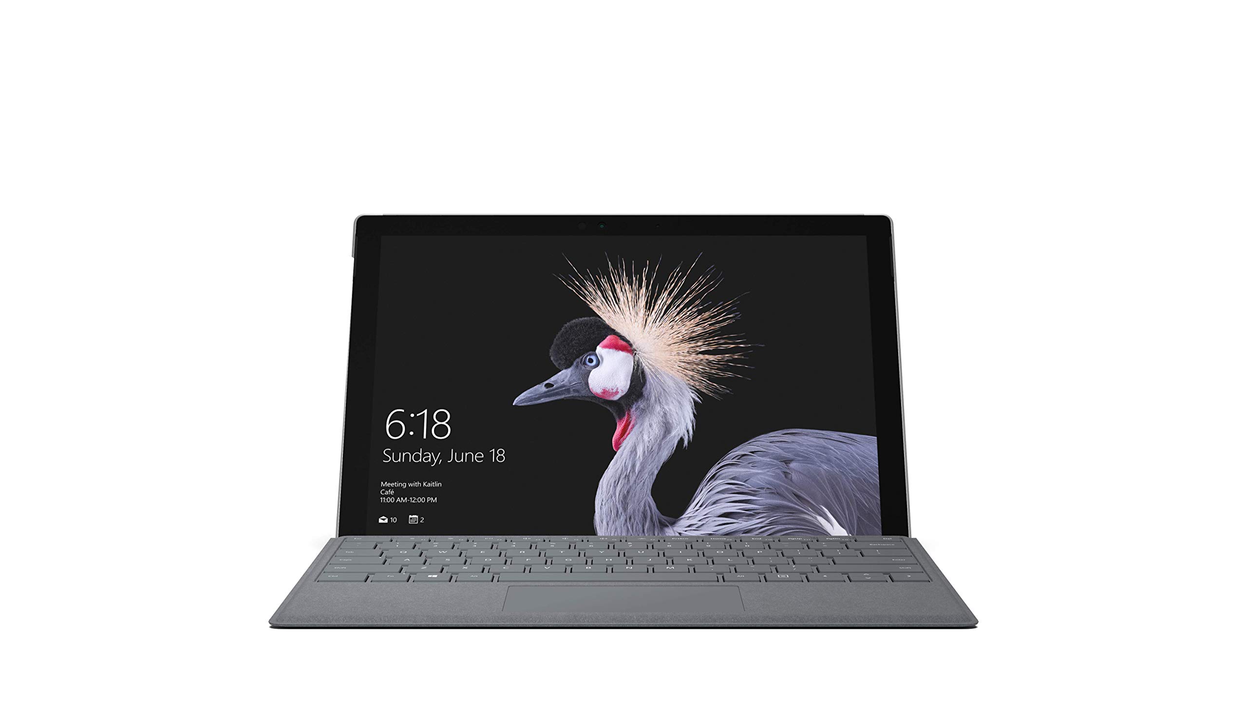 Microsoft Surface Pro 6 12.3 inches 128GB - with Keyboard - Platinum (Renewed)