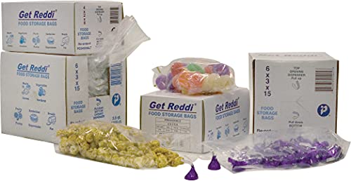 Inteplast Group Pb080418r Get Reddi Food & Poly Bag 8 X 4 X 18 8-Quart 0.68 Mil Clear 1000/Carton