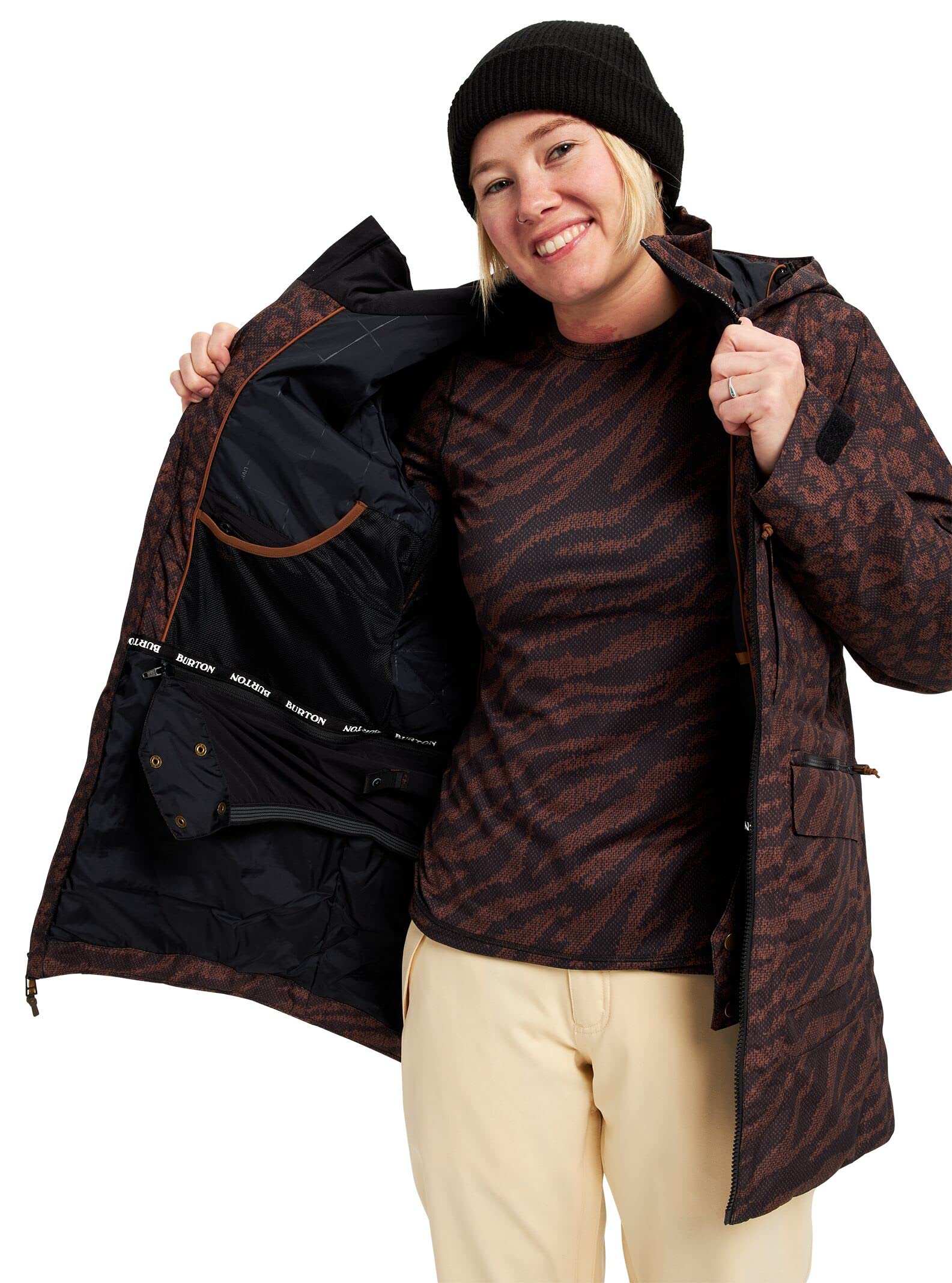 Burton Women's Standard Gore-TEX Treeline Jacket, Animal Mashup, Medium