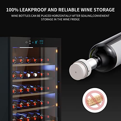 CIRCLE JOY Electric Wine Aerator Pourer Rechargeable 3-in-1 Automatic Wine Decanter Dispenser Preserver Penguin Shape Gifts for Wine Lovers, Black