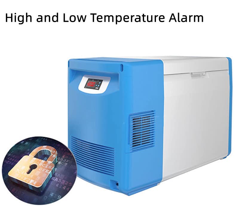 HNRUIDACN 20L Lab Refrigerators Portable Ultra Low Temperature Freezer for Laboratory for Samples Storage Mobile Car Mounted Ultra Low Temperature Freezer
