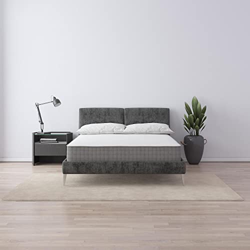 Signature Sleep Dream On 8 Inch Flippable Pocket Mattress Full Size - Medium-Firm Bed Mattress, GreenGuard Gold Certified - Ready to Ship, Rolled & Compressed White