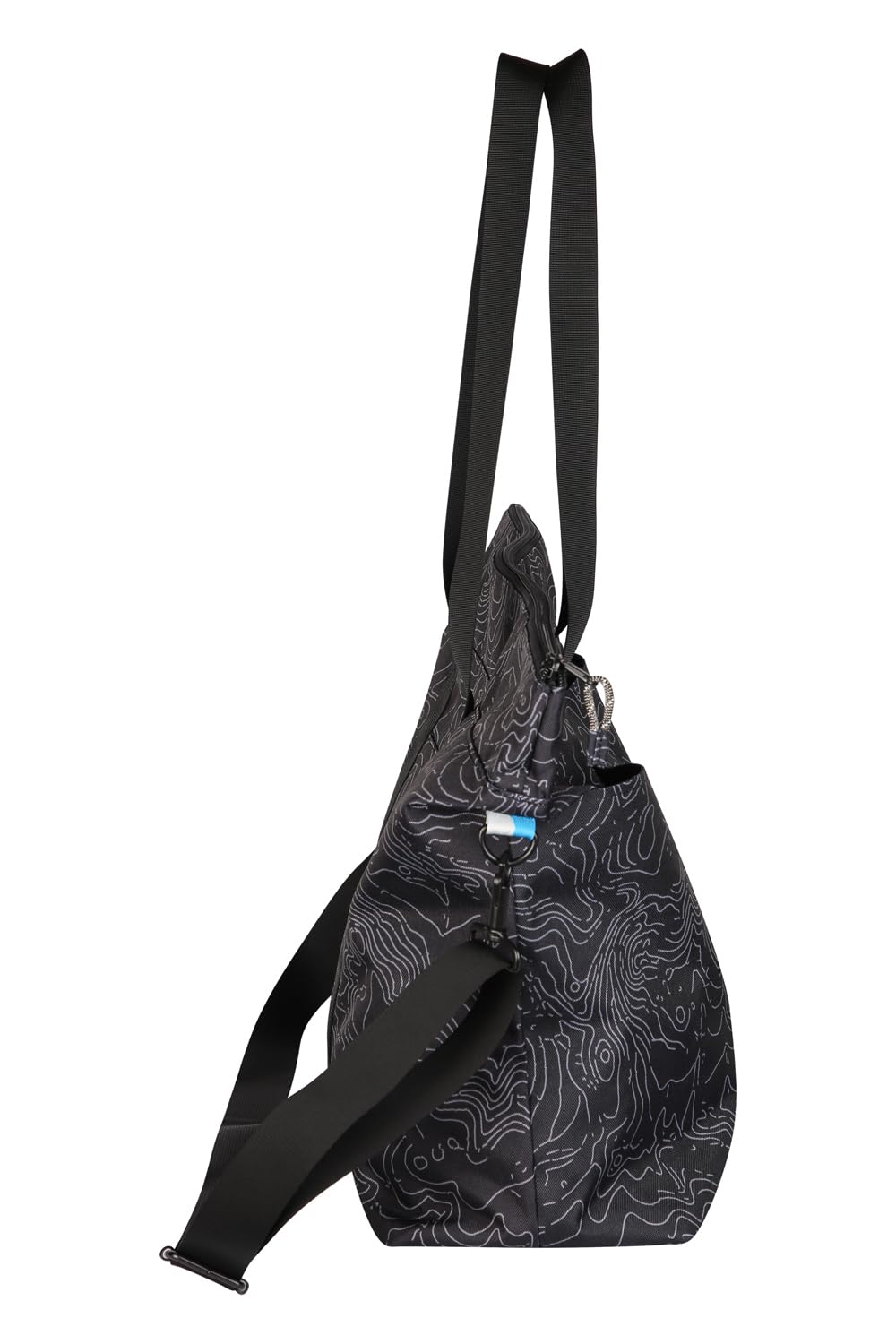 KAVU Twin Falls Tote Shoulder Strap Canvas Color Block Bag-Hemlock Grove