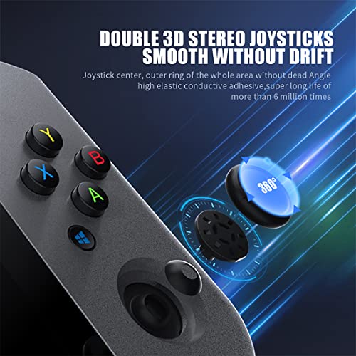 AINIX Handheld Game Console, 5.94-Inch IPS Screen Retro Game Console Support Steam OS/ PSP / PS1 / N64 / NDS System, Built in 256G TF Card 3050e CPU