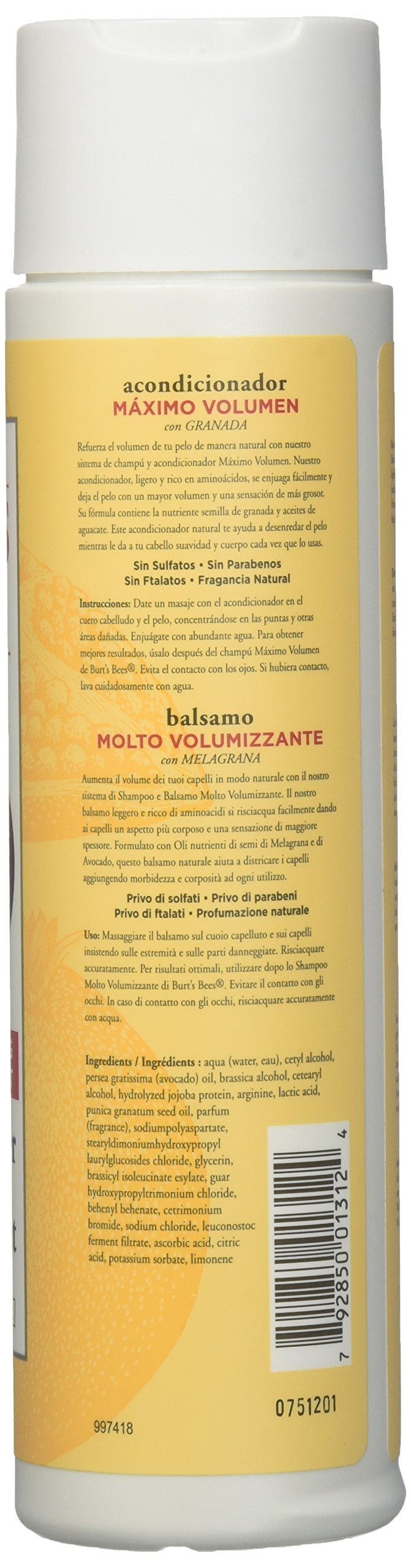BURTS BEES Pomegranate Conditioner, 295 ML