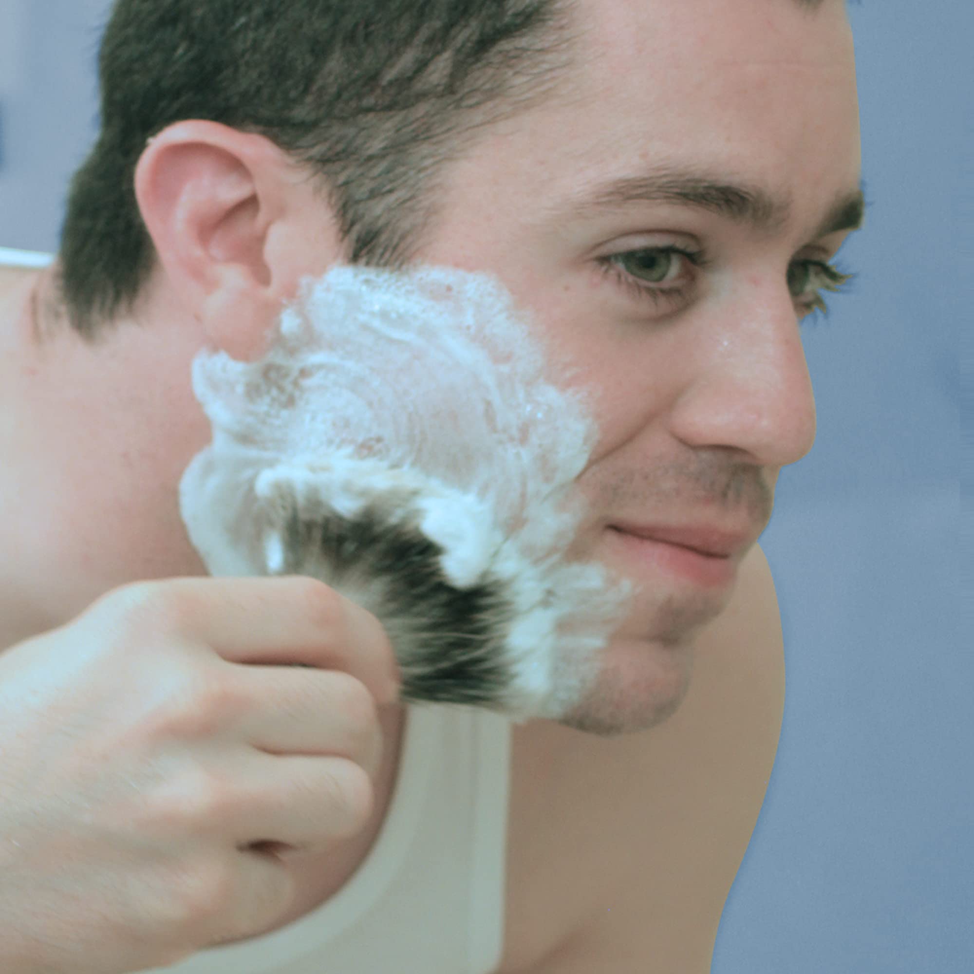 eShave Shaving Cream for Men, White Tea, prevents shaving irritation and razor burn, generates a rich lather for a soft, silky, Smoothest Shave