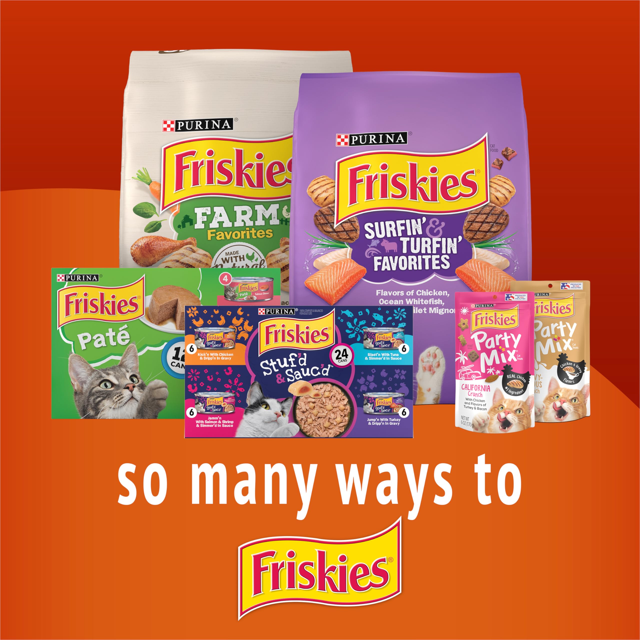 Purina Friskies Playfuls With Chicken and Liver Flavor Cat Treats - (Pack of 10) 2.1 oz. Pouches