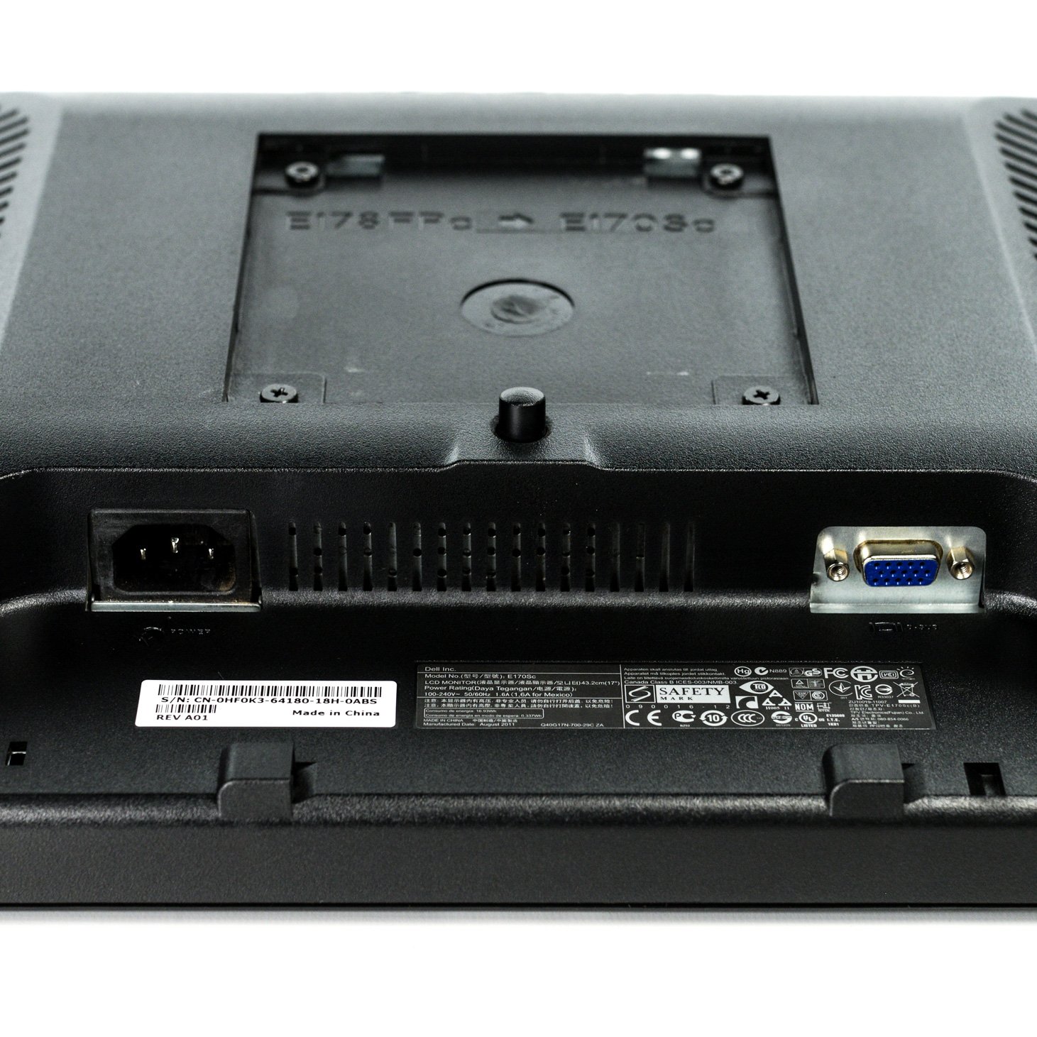 Dell E170S 17-inch flat panel monitor