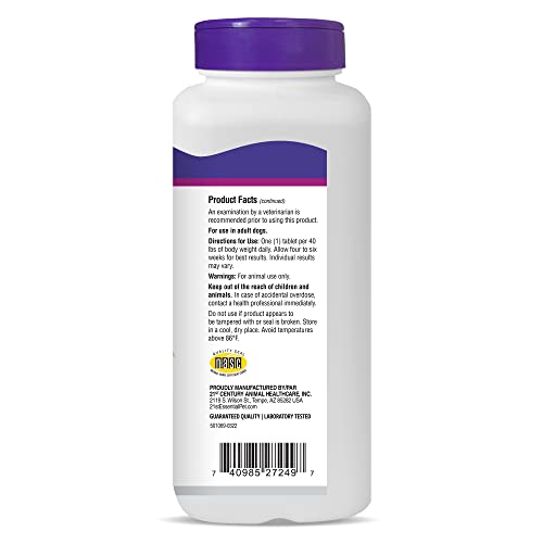 Essential Pet Products Adult Dog Hip & Joint Support Chewable Tablet Age 5+ with 500mg Glucosamine and 400mg Chondroitin, 120-Count