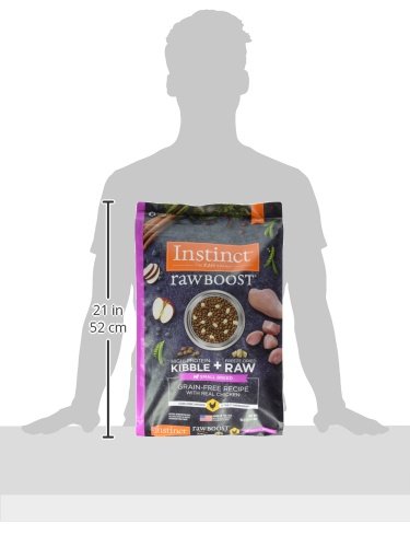 Instinct Raw Boost Small Breed Grain Free Recipe with Real Chicken Natural Dry Dog Food, Bag, 10 Pound (Pack of 1)