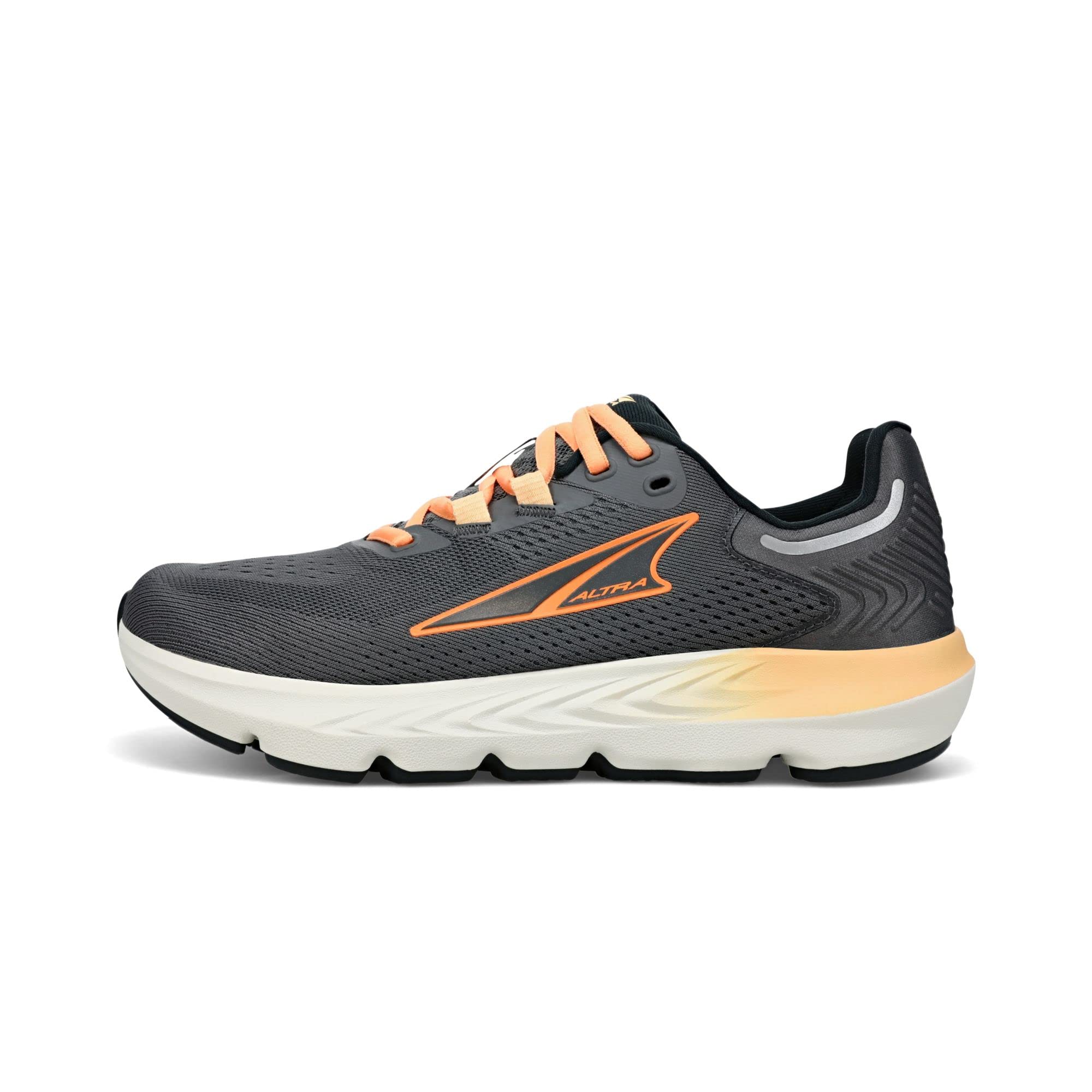 ALTRA Women's AL0A7R7O Provision 7 Road Running Shoe, Gray/Orange - 8 M US