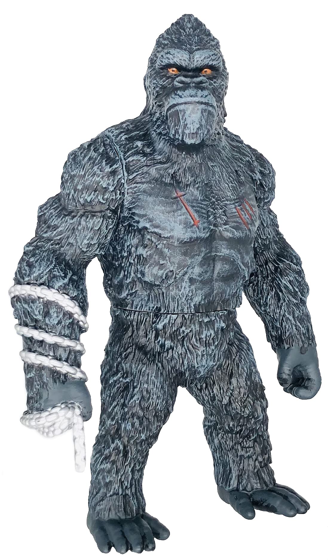 TwCare Giant King Kong vs Godzilla Action Figure 11.3" Fight Mode Gorilla Ape Solid Wild Movie Series, Travel Bag