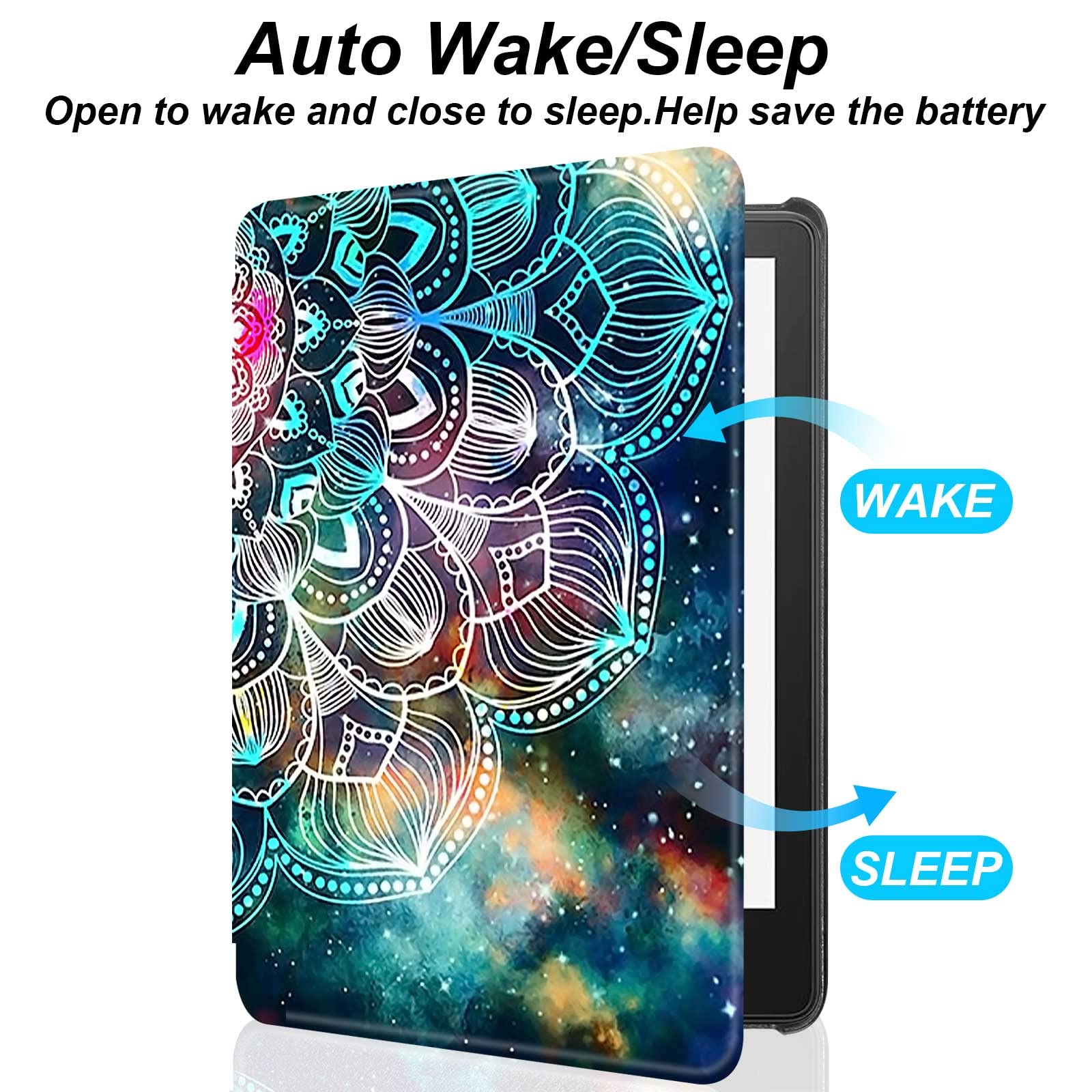 Aippdo Case for 6.8” Kindle Paperwhite 11th Generation 2021- Premium Lightweight Book Cover with Auto Wake/Sleep for Kindle Paperwhite 2021 Signature