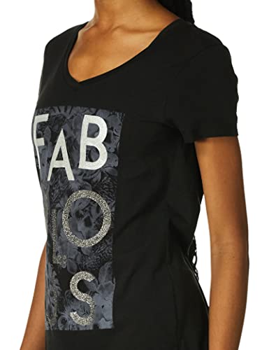 Hanes Women's Short Sleeve V-Neck Graphic T-Shirt