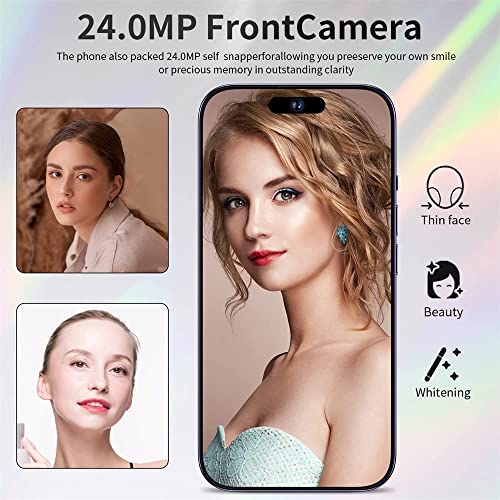 Echoamo A14 Pro MAX Unlocked Smartphone, 6.82-inch HD Screen Phone, 3+64G Dual SIM Phone with A 128G Memory Card for Android 10 (Four Colors to Choose from)