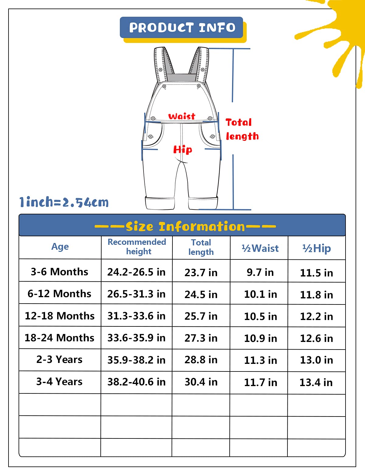 KIDSCOOL SPACE Baby Girl Jean Overalls,Toddler Denim Cute 3D Bunny Outfit,Blue,18-24 Months