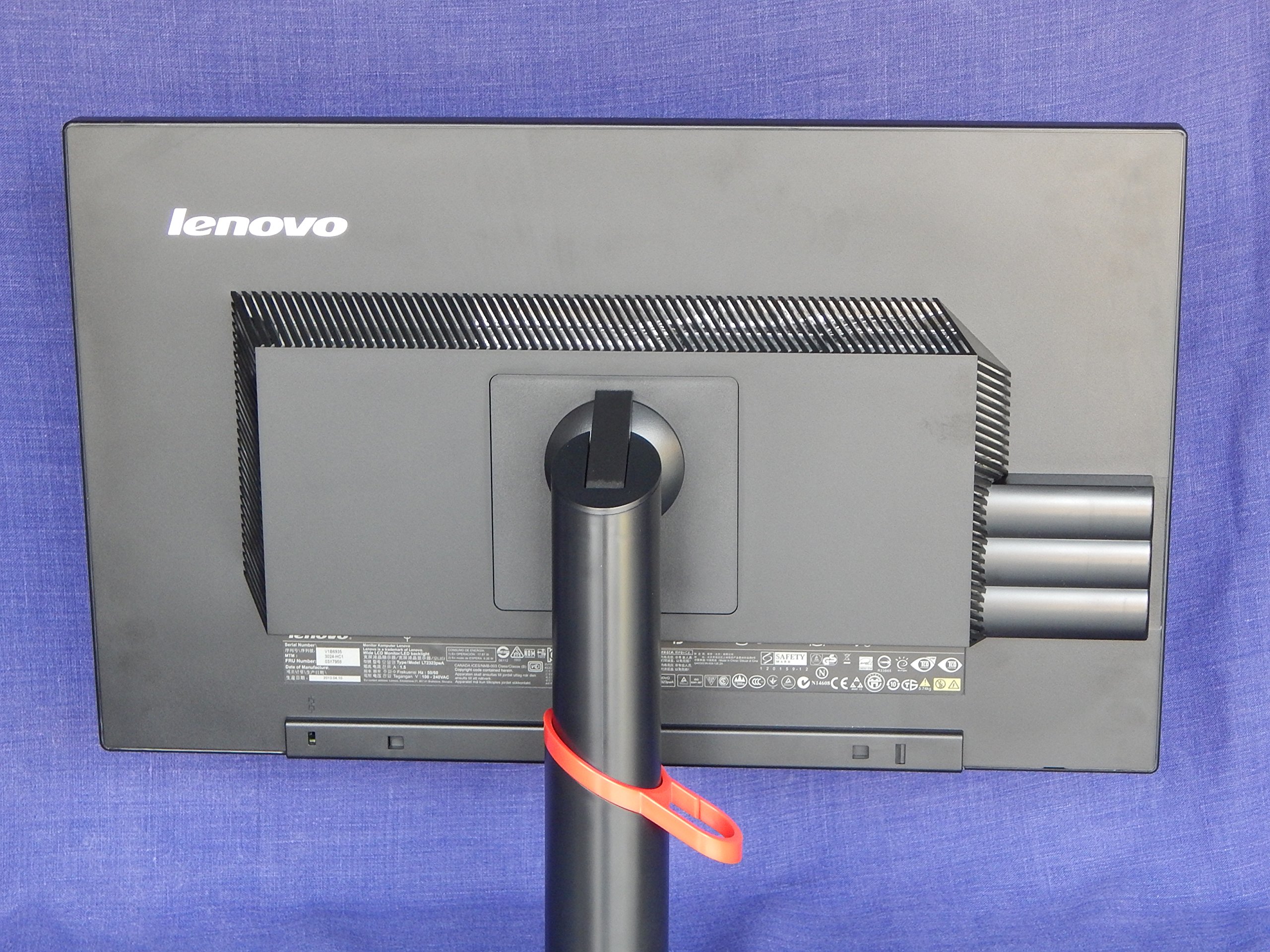 Lenovo ThinkVision LT2323p 23 Full HD Widescreen LED Monitor 16:9 5ms 1920x1080 1000:1 DVI/VGA/USB/DisplayPort Raven Black
