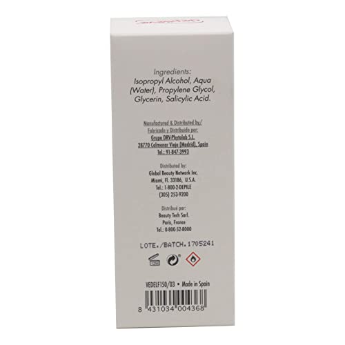 Depileve Folisan - Post Wax Oil, Relieves Razor Burn, Razor Bumps and Ingrown Hair, Astringent, Skin Moisturizer, Gentle Exfoliator - 5 oz