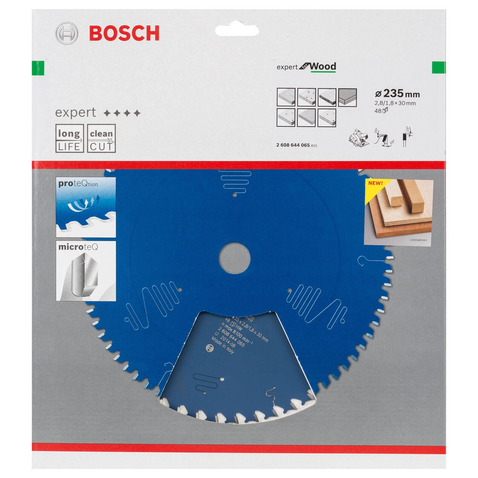Bosch 2608644065 EXWOH 9.25" x 30mm 48T Circular saw blade Top Precision