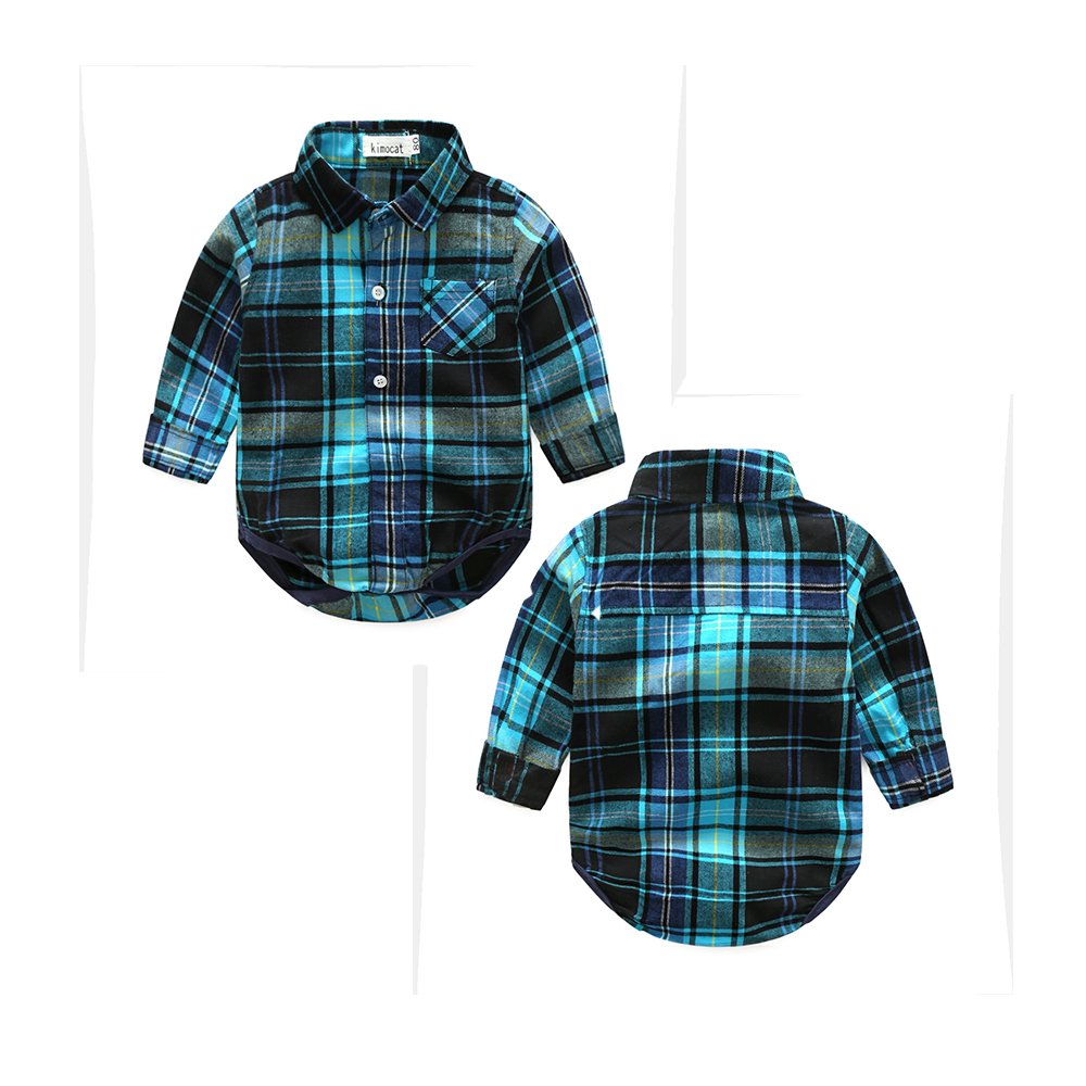Kimocat Baby Boys Clothing Set Fashion Casual Suit Long Sleeve and Denim Pants