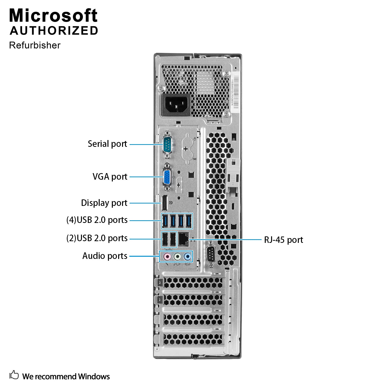 Lenovo ThinkCentre M92p High Performance SFF Desktop Computer, Intel Core i5 CPU up to 3.6GHz, 8GB DDR3 RAM, 500GB HDD, Windows 10 Professional (Renewed) (i5 8GB WiFi)
