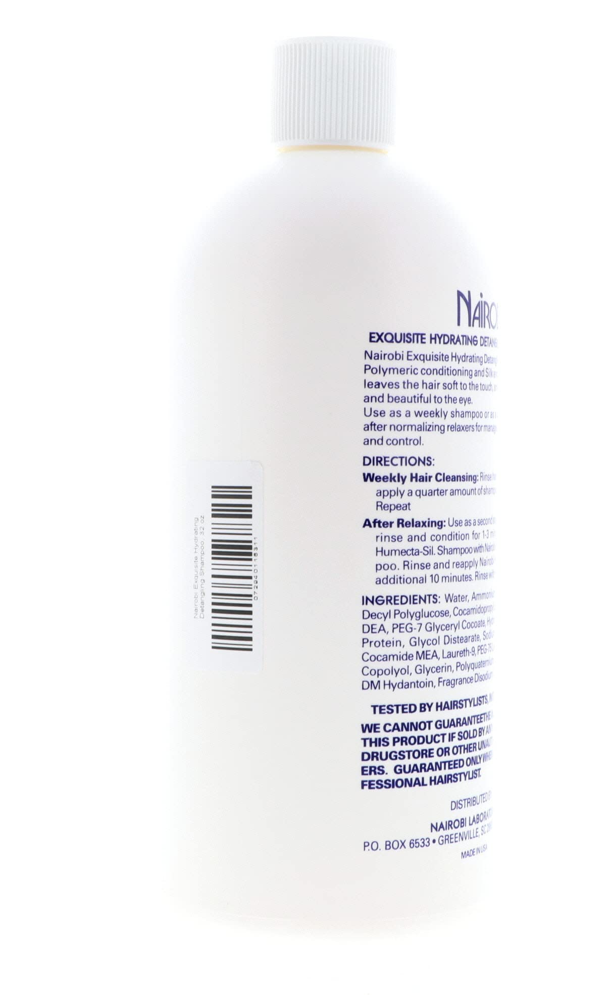 Nairobi Exquisite Hydrating Detangling Shampoo for Unisex, 32 Ounce by Nairobi