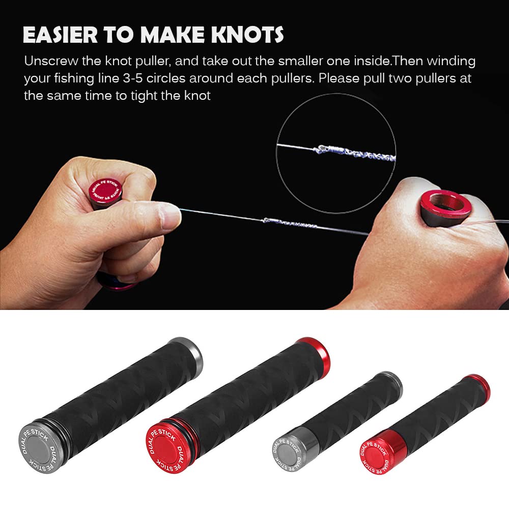 Aomiun Fishing Line Knotter PE Line Assist Knotter Fishing Line Pulling Rod Knotting Device