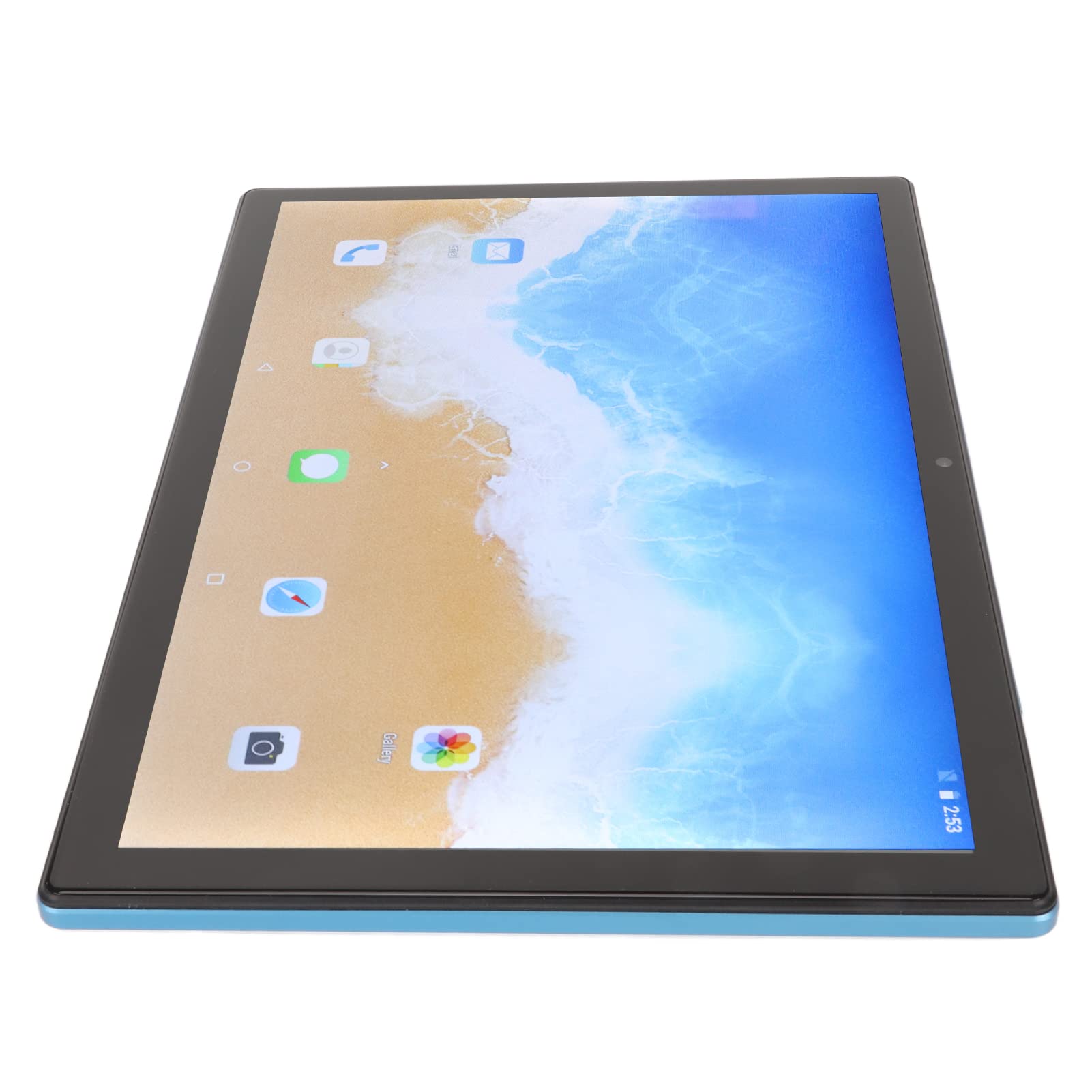 aqxreight Office Tablet, 8GB RAM 256GB ROM HD Tablet Dual Camera 10 Inch Octa Core CPU 4G LTE Blue for School (US Plug)