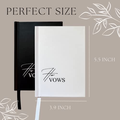 Hard Cover Wedding Vow Booklet, Mr & Mrs Wedding Vow Book, Wedding Ceremony Vow Booklet, Wedding Vow 2 Pack Booklet Set, Bride and Groom Vow Booklets, Booklets for Vows, Vow Book Wedding Day