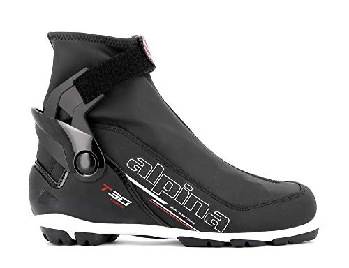 Alpina Sports T30 Cross-Country Touring Ski Boots, Black/White/Red, Size 36