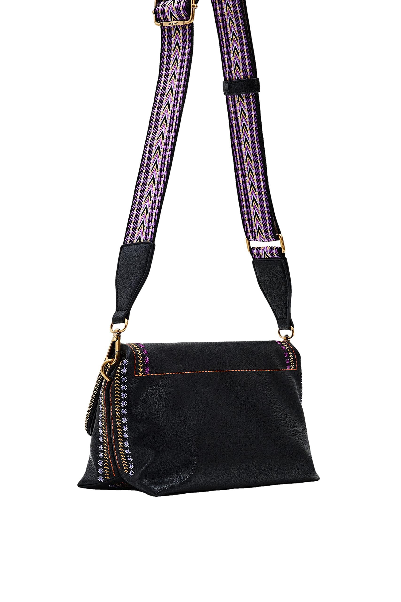 Desigual Accessories PU Across Body Bag, Black