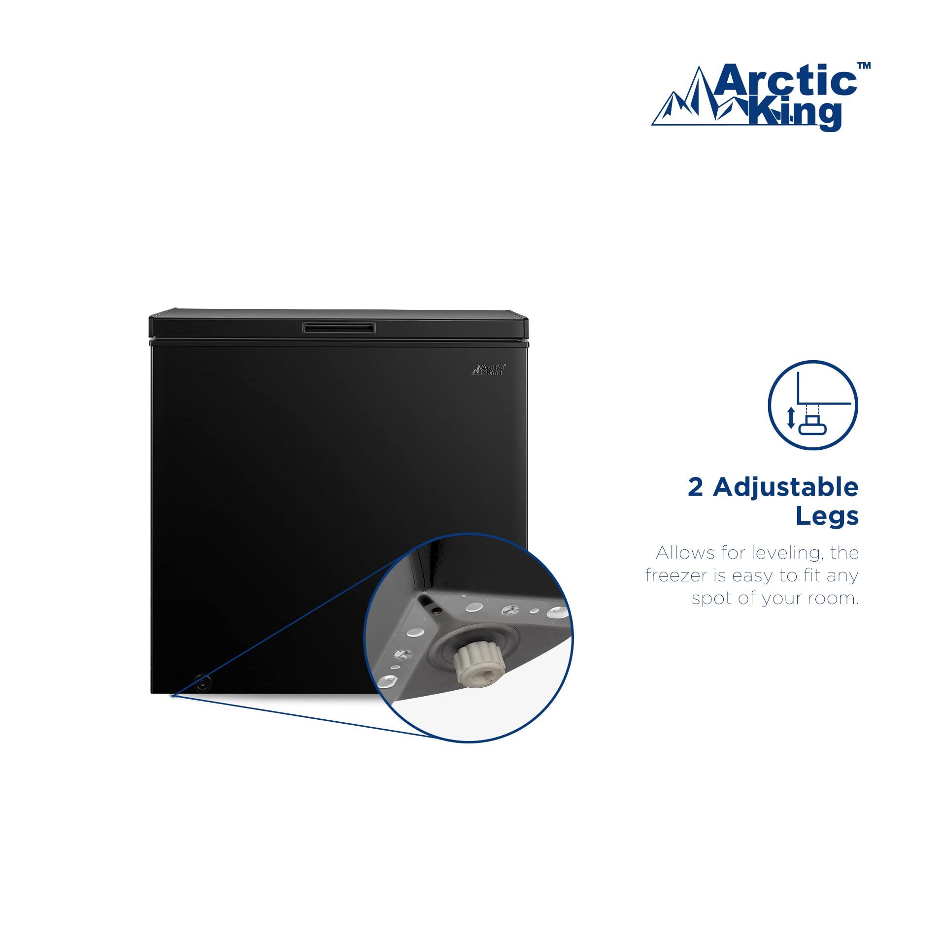 Arctic King 7.0 cu ft Chest Freezer in Black
