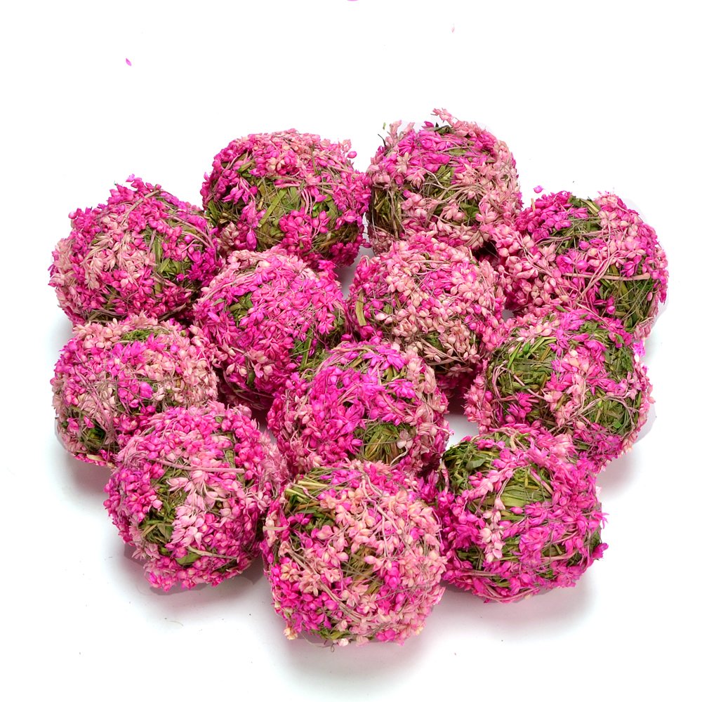 BYHER Natural Decorative Moss Balls Wooden Theme for Garden Patio,Wedding,Party
