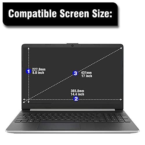 KEANBOLL 2-Pack 17" Anti Blue Light Glare Screen Protector for HP Dell Asus Samsung Lenovo Acer etc 17 inch Laptop (16:10 Aspect Ratio)-Blocking Blue Light Anti Glare