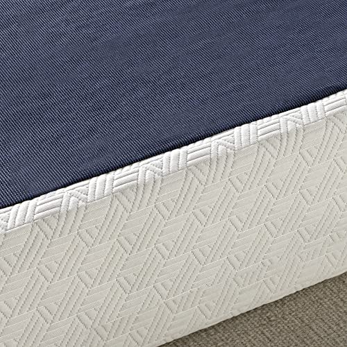 Best Price Mattress 7.5 Inch Metal Box Spring Mattress Support with Wood Slats, Full