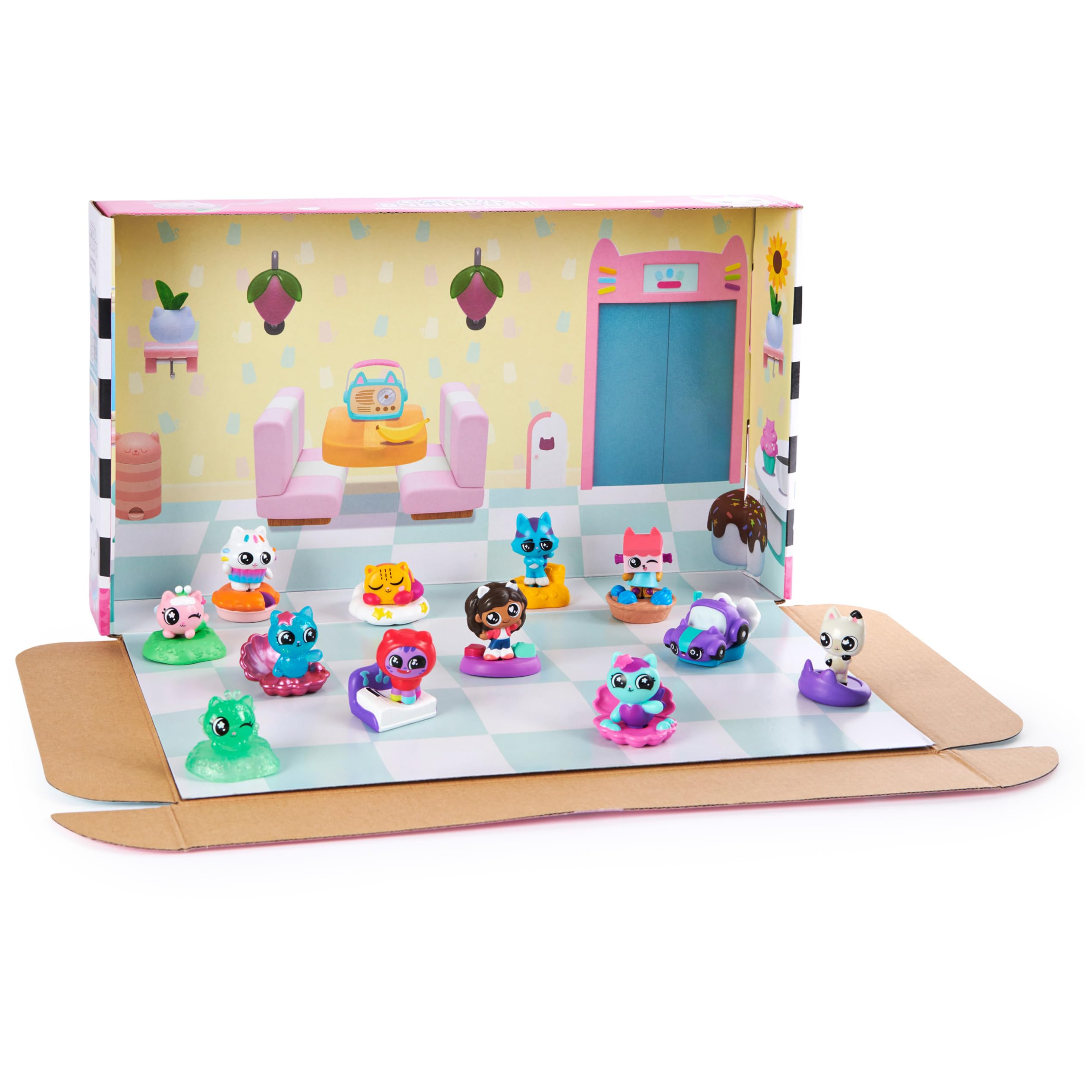 Gabby's Dollhouse, Meow-Mazing Mini Figures 12-Pack (Amazon Exclusive), Kids Toys for Ages 3 and up