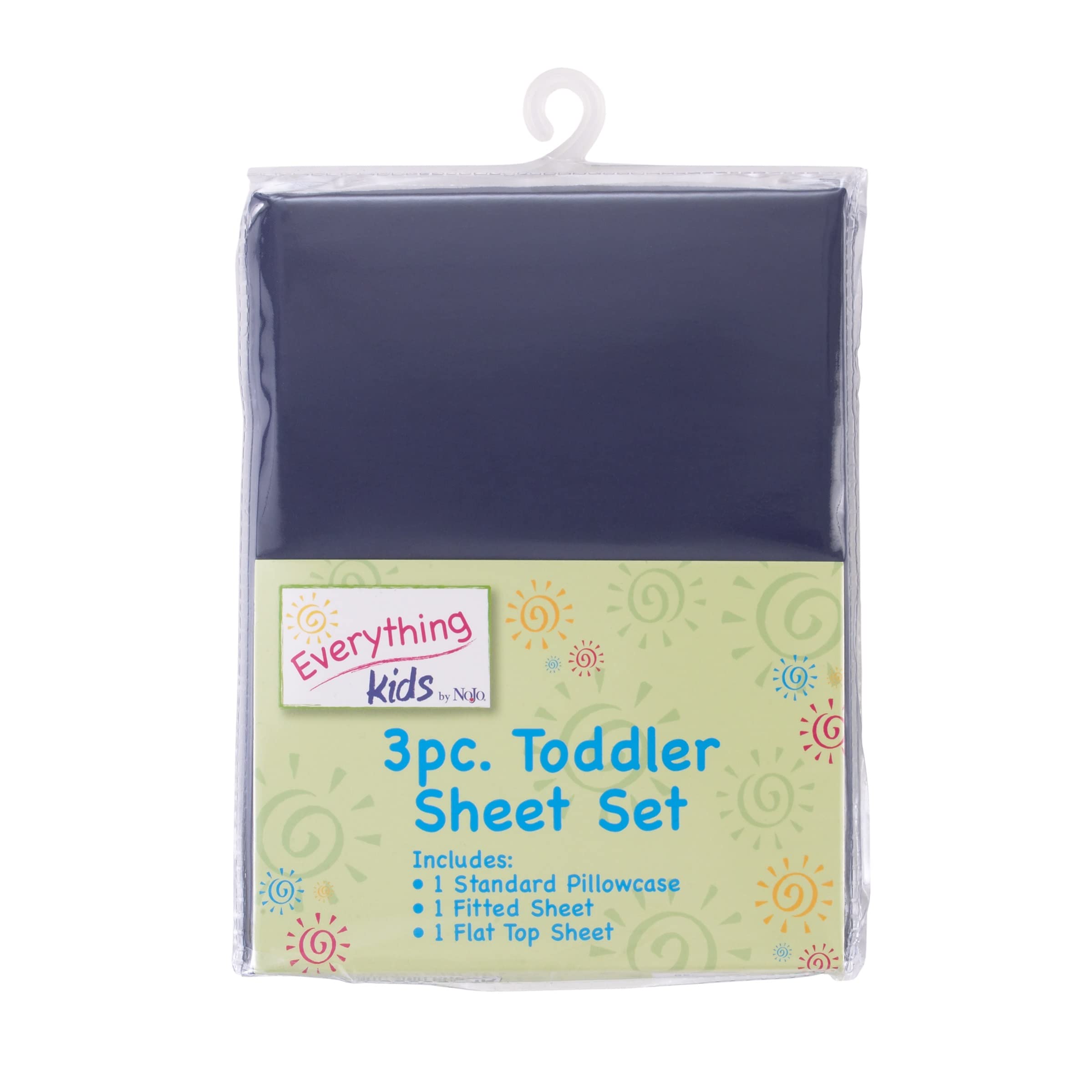Everything Kids Everything for Kids 3 Piece Toddler Sheet Set, Navy