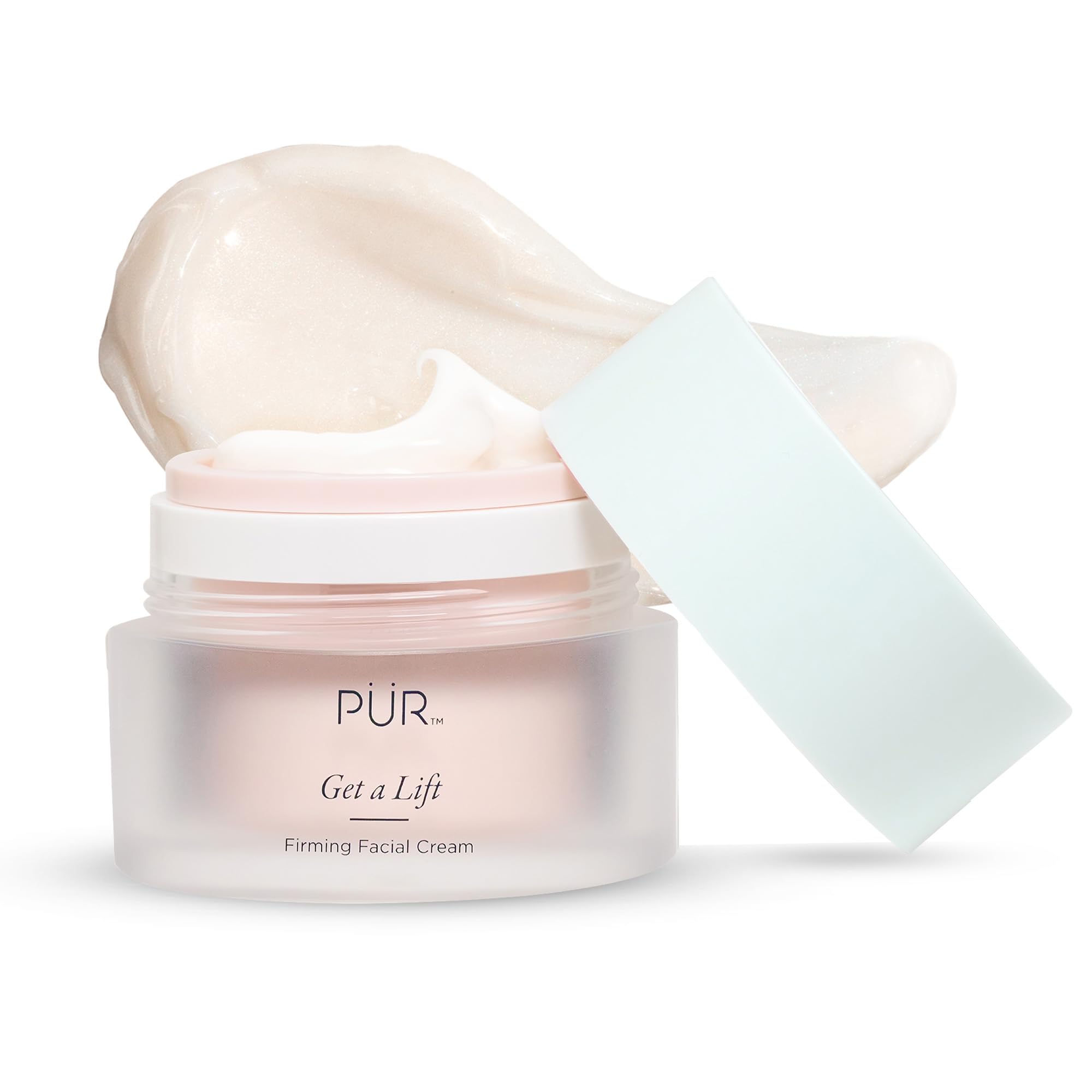 Firming Facial Cream, Get a Lift by PUR Beauty - Triple-Action Lightweight Moisturizer for Face & Neck Tightens Sagging Skin & Restores Firmness for Fine Lines & Wrinkles - Non-Greasy & Gluten Free.