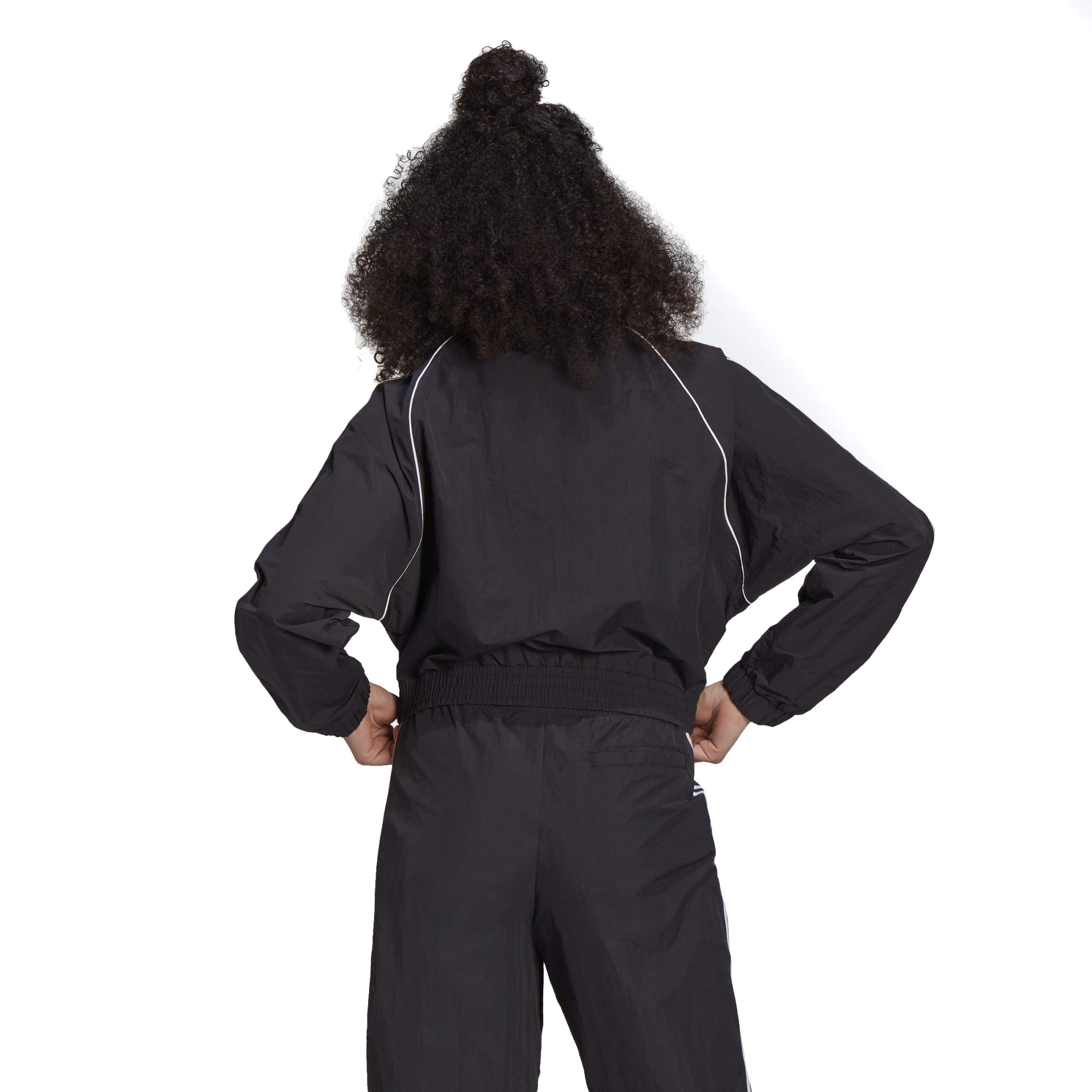 adidas 3-Stripes Short Track Top Black MD