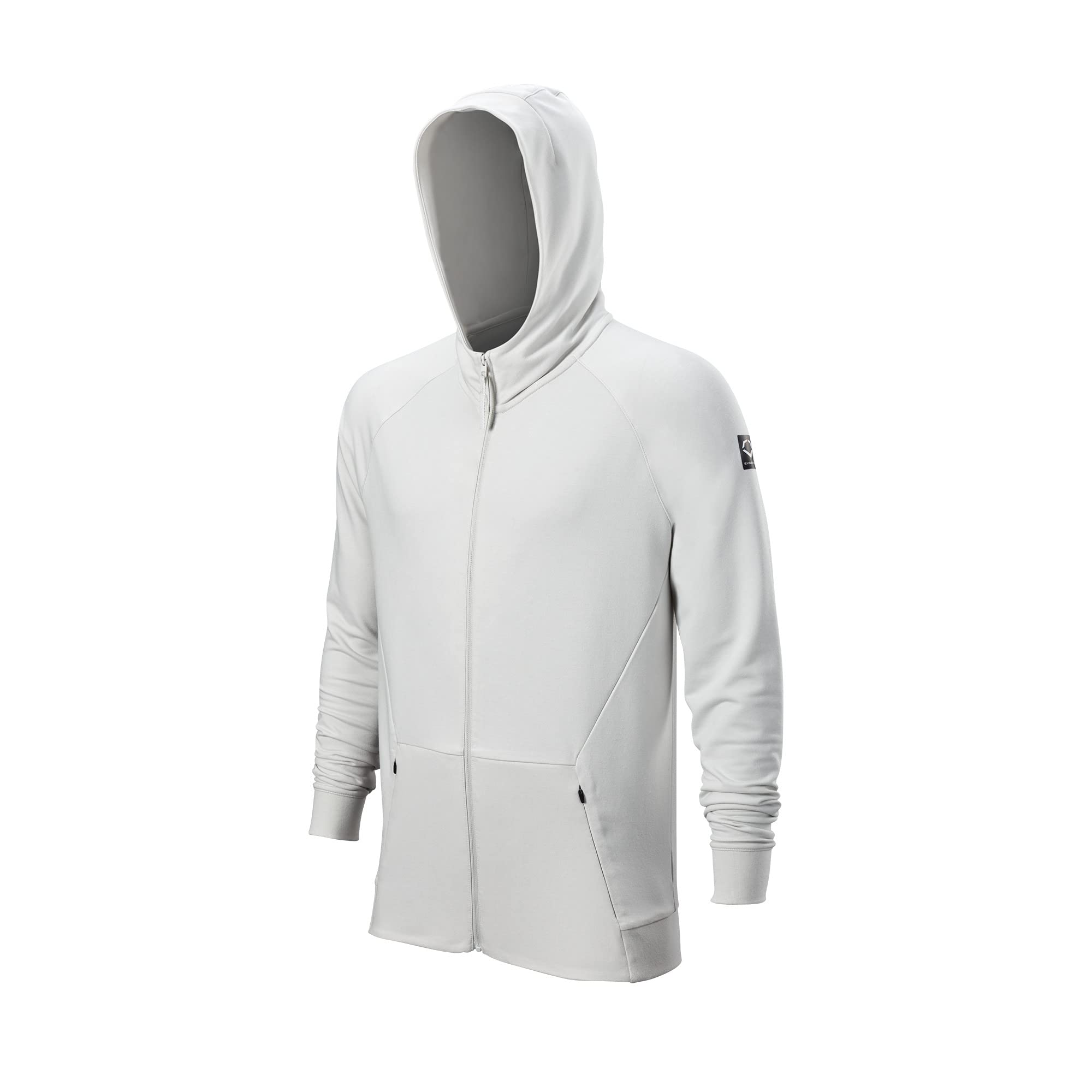 EvoShield Men's Full Zip Hoodie, Pebble, Small