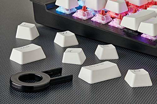CORSAIR Gaming PBT Double-shot Keycaps Full 104/105-Keyset - White