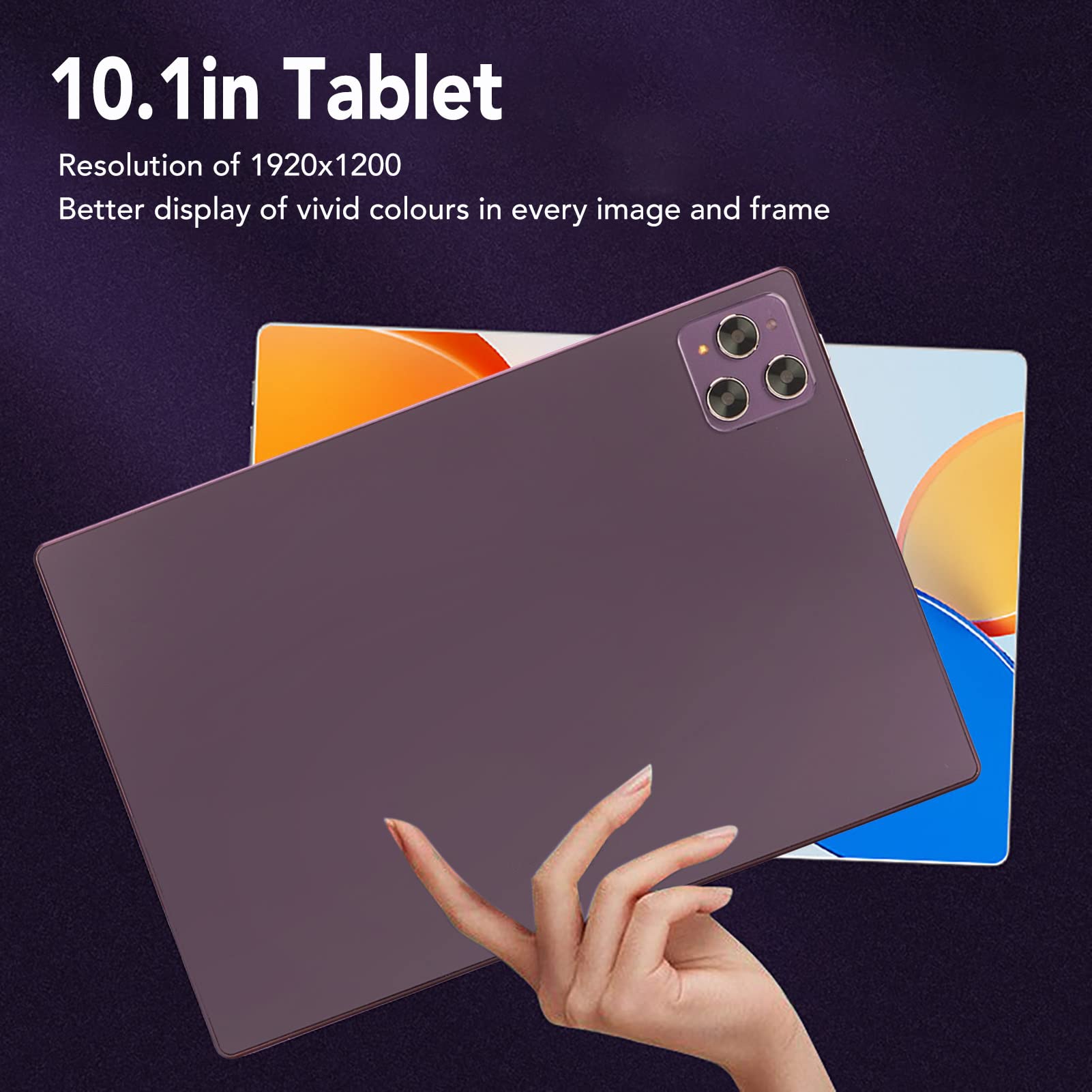 AMONIDA 4G Call Tablet, 2.4G 5G WiFi 100-240V 8GB 128GB 1920x1200 Resolution 10.1in Writing Tablet for Android 11 (US Plug) (AMONIDAp25xe9cih4-12)