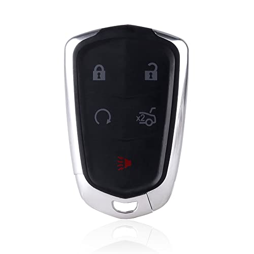 Keyless Remote Car Start 5B Raryloy Smart Key Fob for Cadillac XTS 2016-2019 ; CT6 2016-2020 ; ATS/CTS 2017-2019;XT5 2017-2020 ; XT4 2019-2020 FCCID: HYQ2EB 433.92Mhz