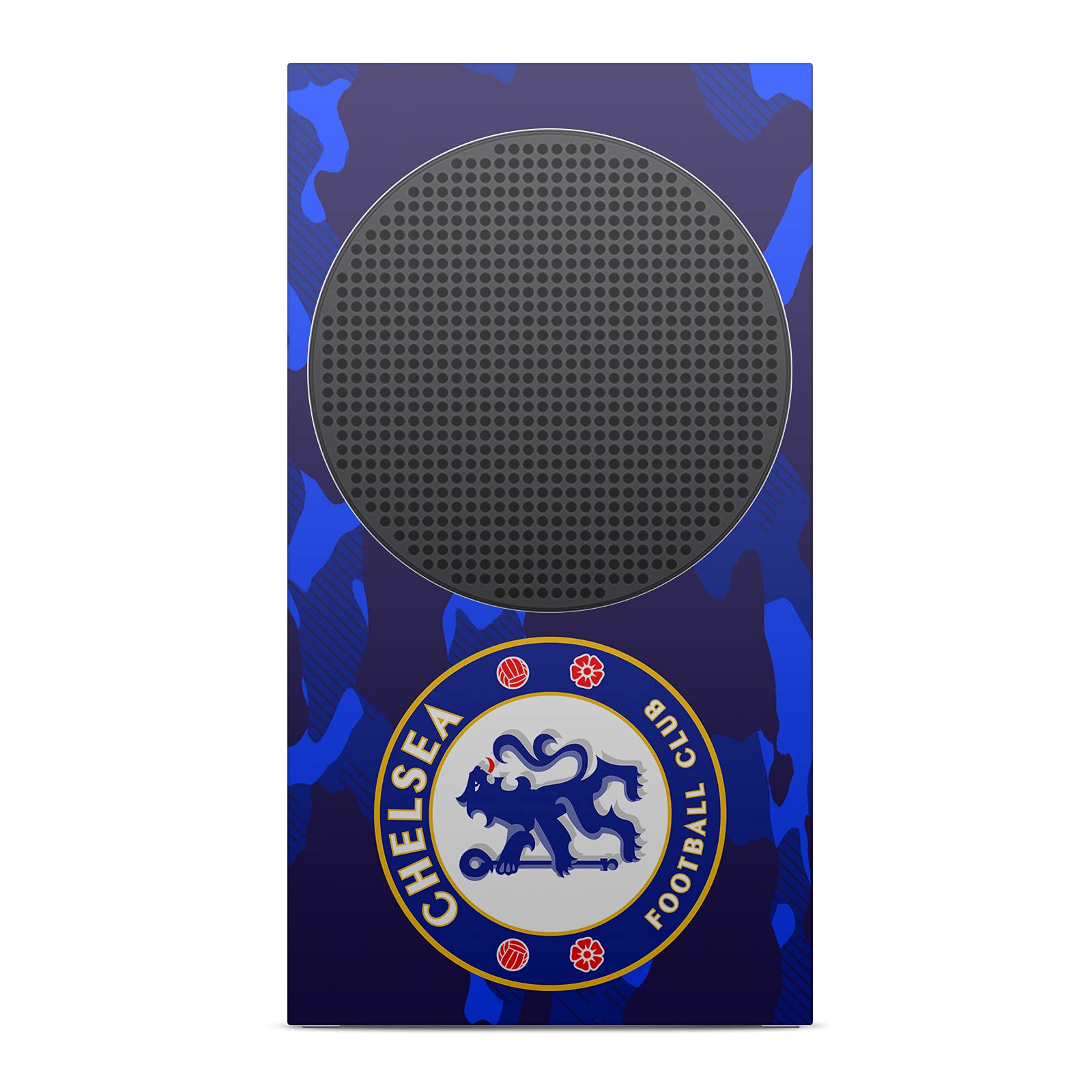 Head Case Designs Officially Licensed Chelsea Football Club Camouflage Mixed Logo Vinyl Sticker Gaming Skin Decal Cover Compatible With Xbox Series S Console and Controller Bundle