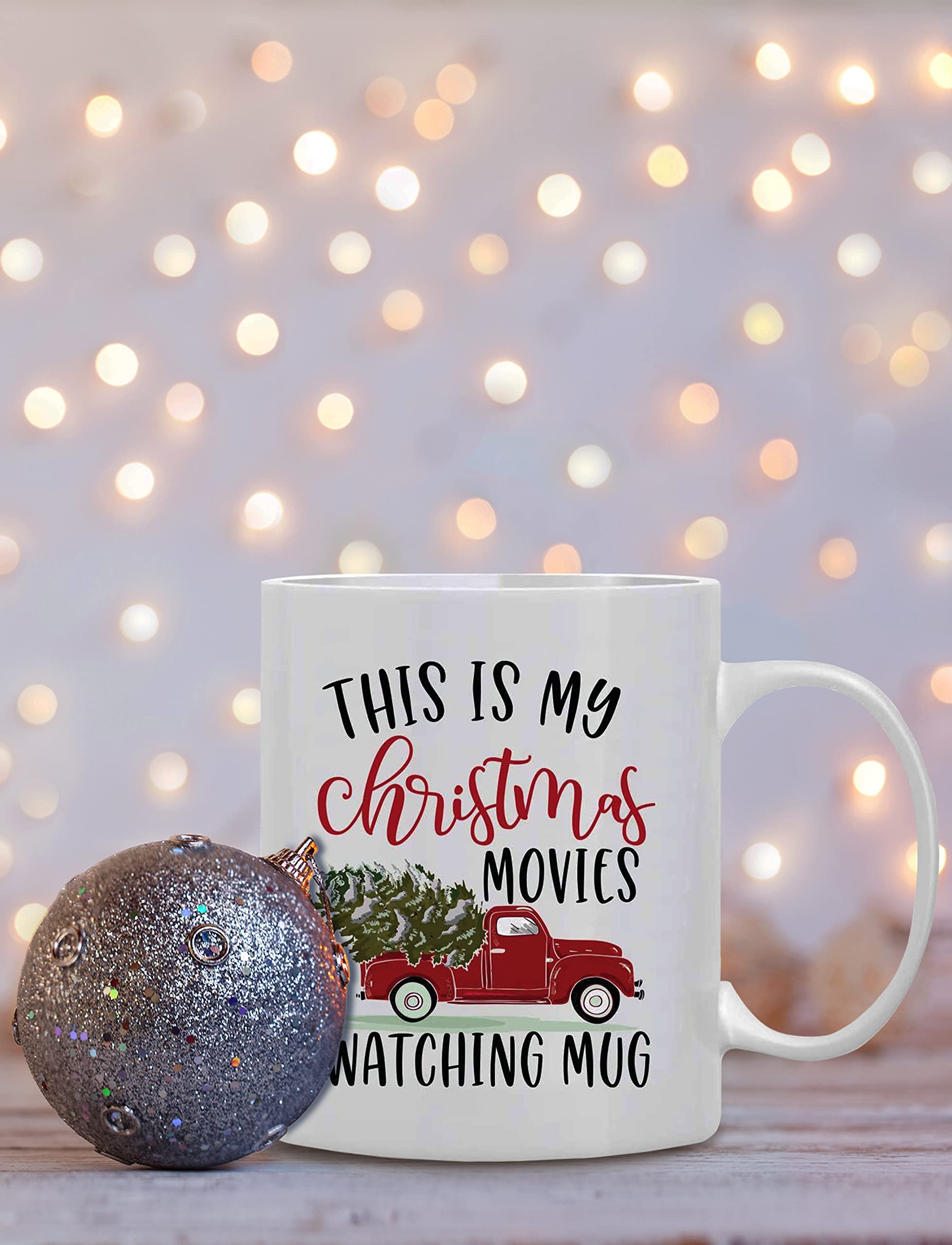 BLUE RIBBON Christmas Gifts, This is My Christmas Movies Watching Mug, in Decorative Box