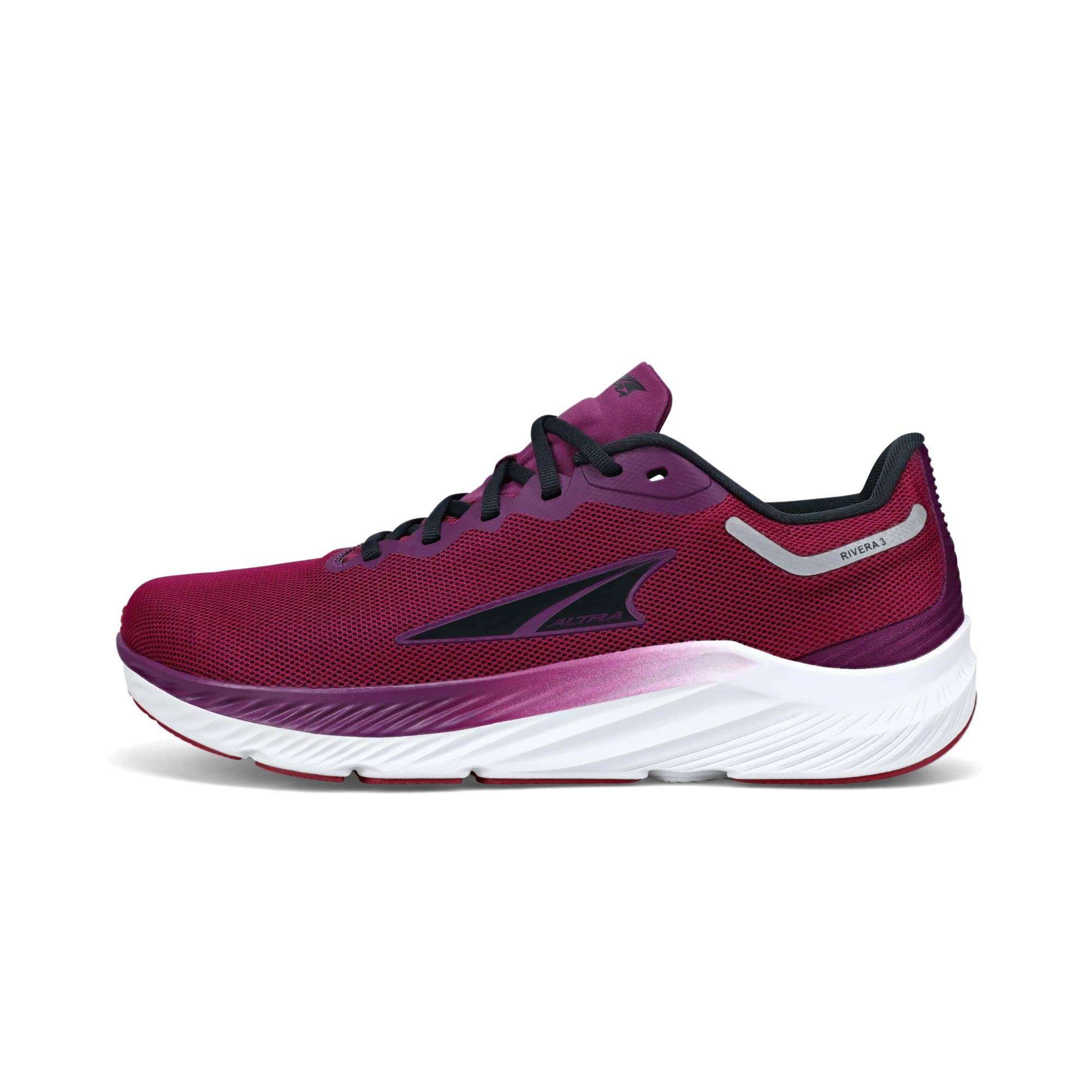 ALTRA Women's AL0A7R7N Rivera 3 Road Running Shoe, Black/Purple - 9 M US